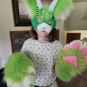 Fursuit Full-body Customization Furry Paws Head Tail Shoes Clothes by ...