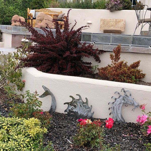 Copper Cattail Wind Chime Garden Stake - Etsy