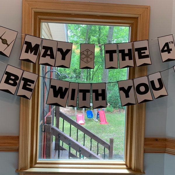 Printable STAR WARS BANNER Alphabet Flags for Star Wars Days Birthdays ...