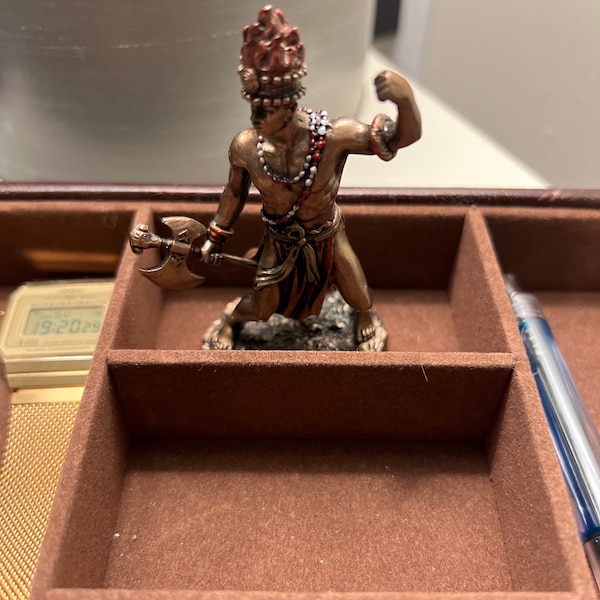 Vintage Chango Mini Statue - Small Orisha Shango - Yoruba Royal ...