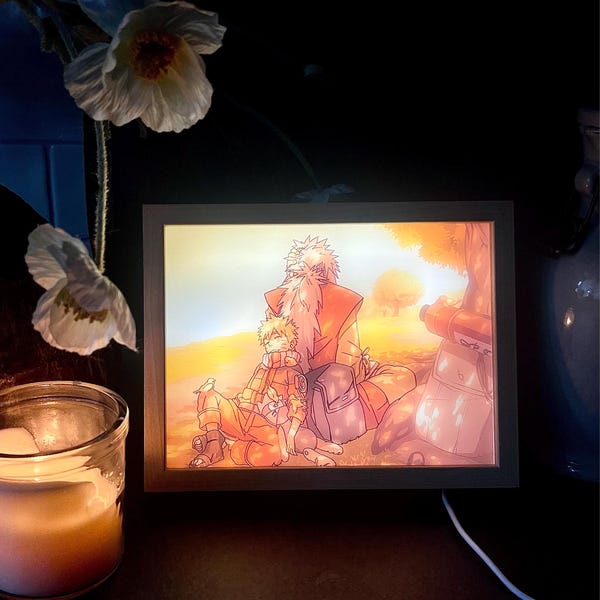 Light Frame Aki Kon Chainsaw Man / Anime Poster - Etsy
