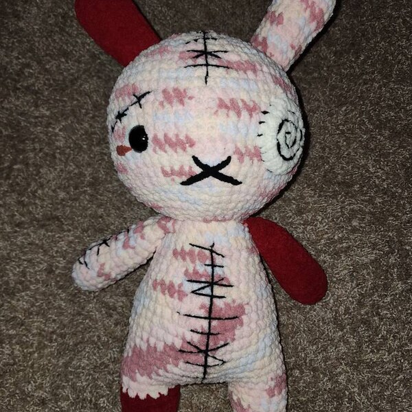 Amigurumi Voodoo Rabbit Crochet Pattern. Creepy Voodoo Bunny, Languages ...
