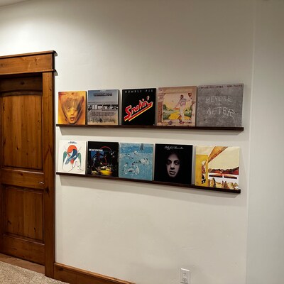 Floating Record Shelf Vinyl Floating Shelf Vinyl Storage Shelf Record ...