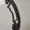 Gunmetal Rope Chain for Men Minimalist Black Jewelry Steel Substantial ...