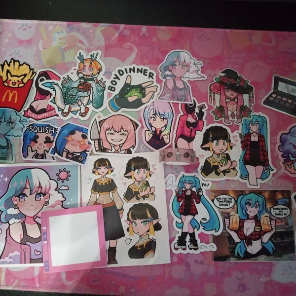 Twin Peaks Midwest Miku Sticker | LARGE 4x4 | Die-cut Vinyl Sticker - Etsy