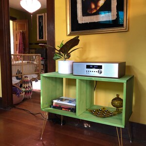 Unique Solid Wood Record Player Stand, Retro Home Decoration,vinyl ...