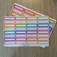 Blank Planner Stickers Fillable Tracker Erin Condren Life Planner Happy ...
