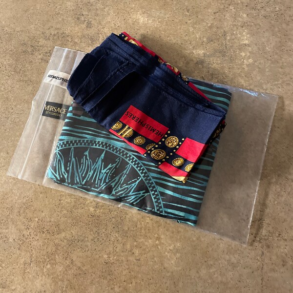 Vintage Paolo Gucci Luxury Cotton 80s 90s Handkerchief 17 X 17 Inches ...