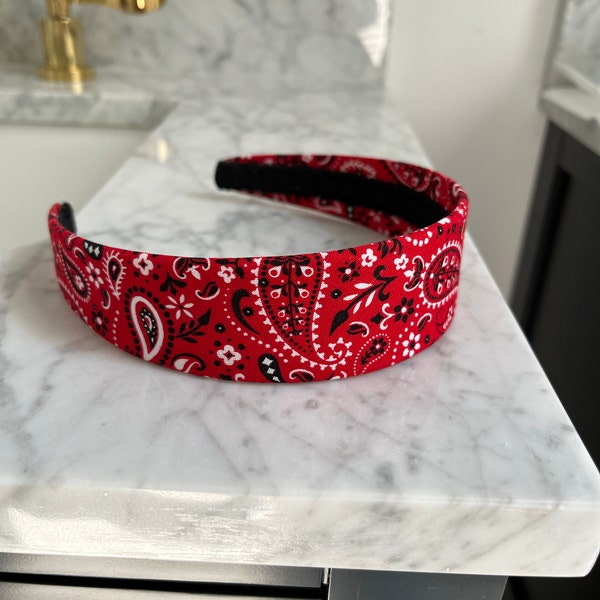 Cotton Bandanas Designs Paisley Floral Patterned Western Red Cotton ...