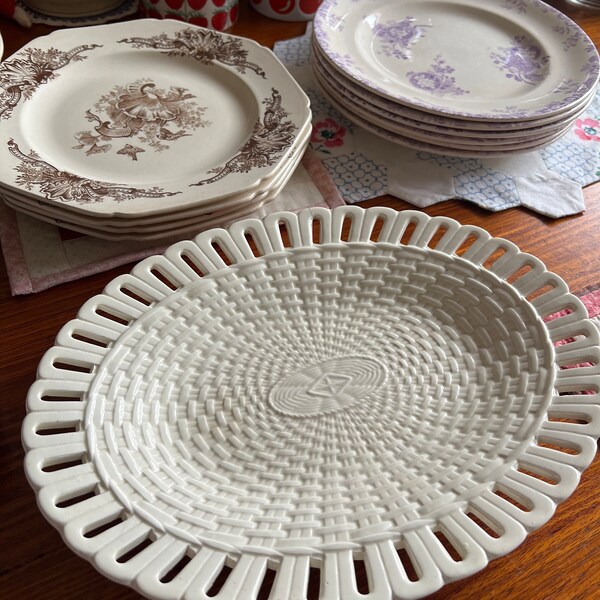 Set / Hutschenreuther /SYLVIA / Saladier and Deep Plate / Made in ...
