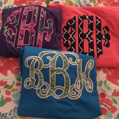 Monogram Shirt, Monogram Shirts, Monogram Shirts for Women, Monogram T ...