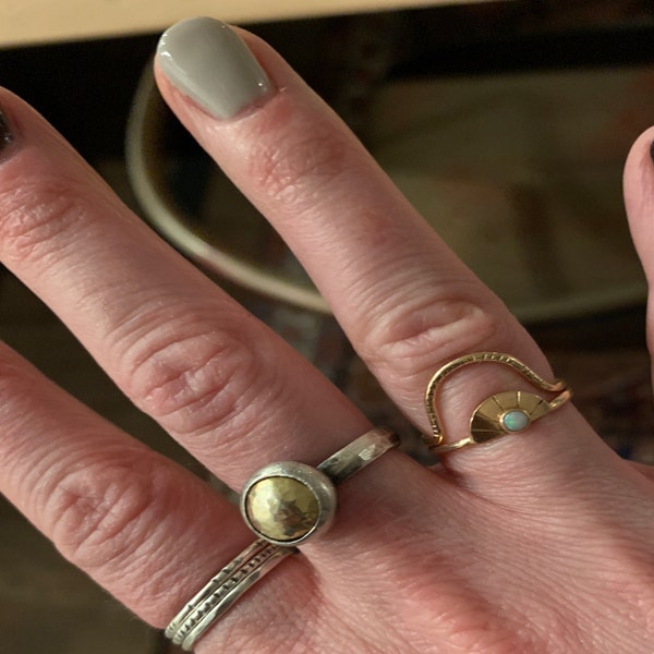 Arc Opal Ring - Etsy