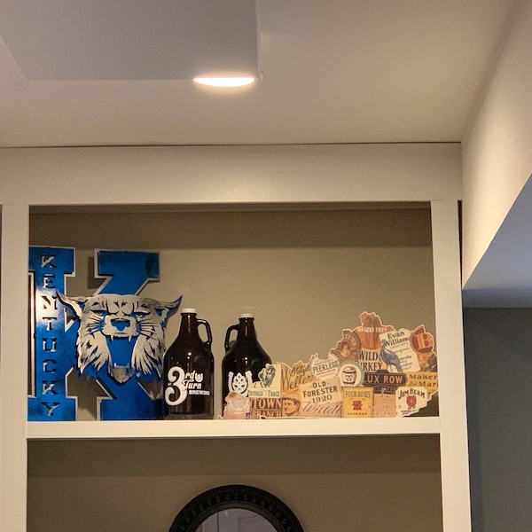 KY Bourbon | Kentucky Craft Bourbon Signs | Bonus Room, Game Room, Wall ...