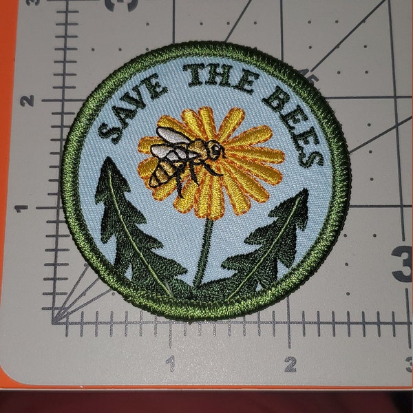 Save the Bees Embroidered Scouting Patch - Etsy