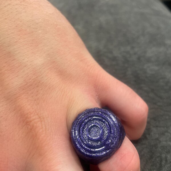 3D Printed Ultraviolet Lantern Ring - Etsy