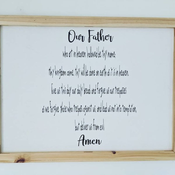 Our Father (the Lord's Prayer) Holy Bible Svg, Christian Svg, Dxf, Eps ...