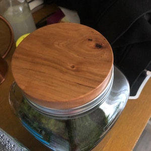 3-pack Regular Mouth Wooden Screw-top Mason Jar Lids Your - Etsy