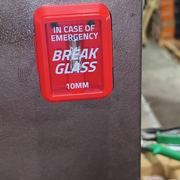 10mm Socket in Case of Emergency "break Glass" Display Case: Garage ...