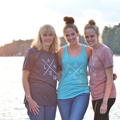 Lake Life Shirt, Summer Tee, Vacation Tee, Lake Shirt, Gift for Her ...