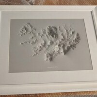 London Relief Map Print - Etsy UK