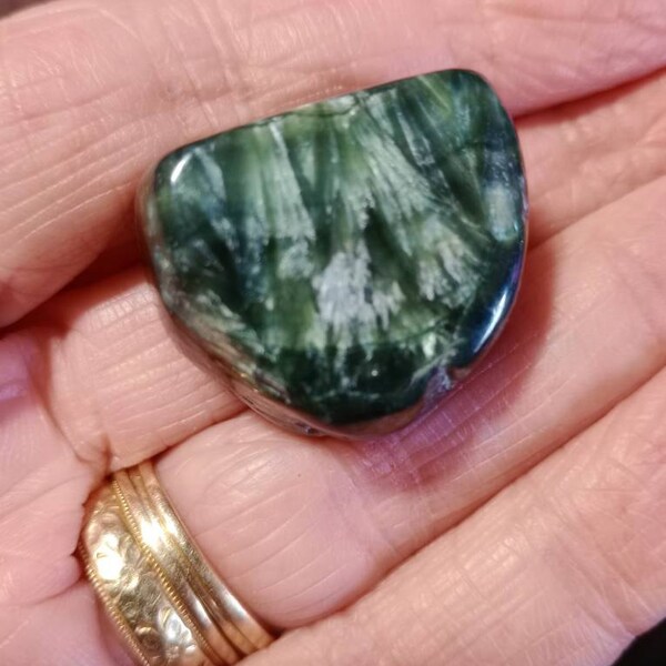 Seraphinite Tumbled Stones - Tumbled Seraphinite - Rare Stones - Healing Crystals and Stones - Etsy