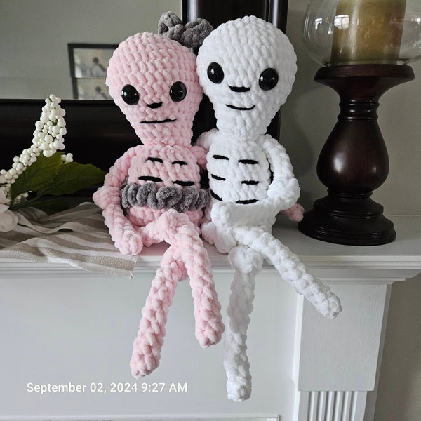 Knotty Skelly Crochet Amigurumi Pattern - Etsy Canada