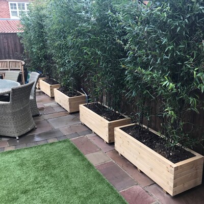 110cm Large Rectangular Wooden Planters - Etsy UK