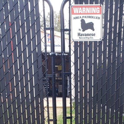 Havanese Security Sign Area Patrolled by Dog Signs - Etsy