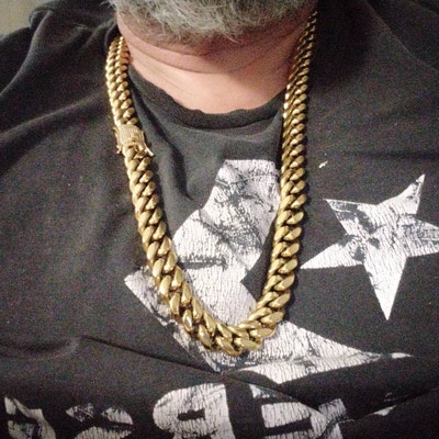 18k Gold Filled Cuban Link Chain 1.5mm of Thickness, 16, 18 or 20 ...