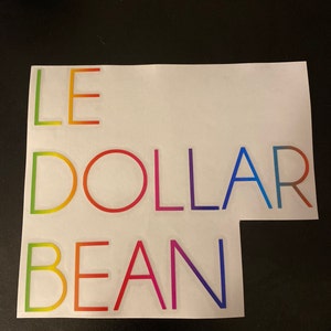 Le Dollar Bean SWEATSHIRT LGBTQ Crewneck Lesbian Apparel | Etsy