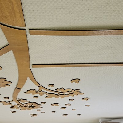 Wooden Triangle Wall Art Large Wood Tiles Home Decor - Etsy