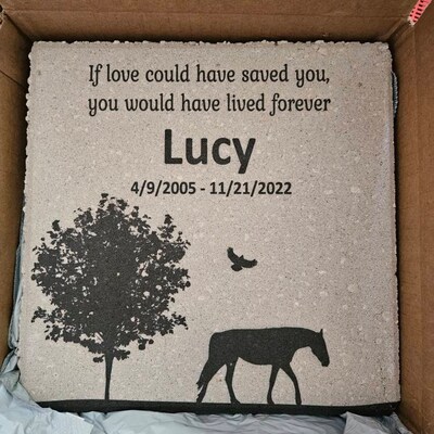 Chicken Memorial Stone personalized Pet Keepsake Loss of - Etsy