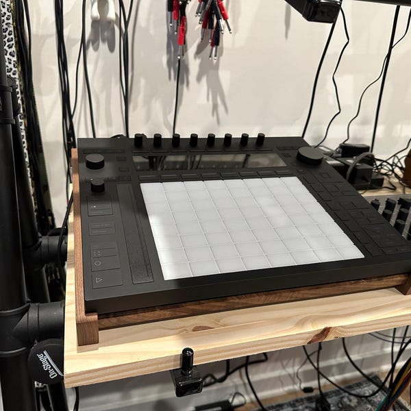 OB-X8 Stand in Walnut Perfect for Ergonomics, Cable Management and ...
