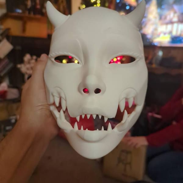KUCHISAKE MASK, With Sharp Teeth - Unique Japanese Art, Japanese Mask ...
