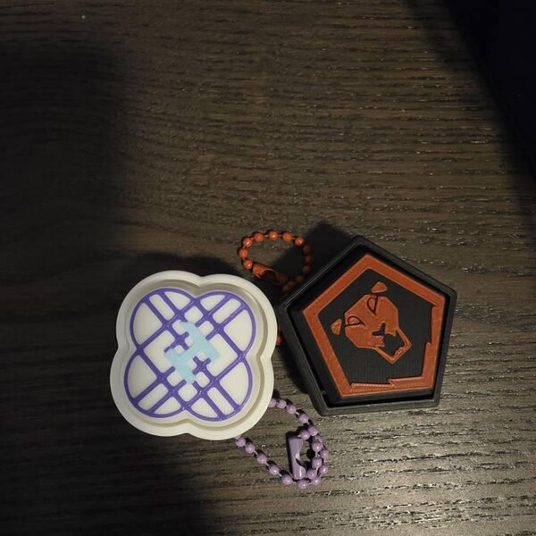 K-pop Demon Hunters Inspired Fidget Clickers Keychain (hunter/x & Saja ...