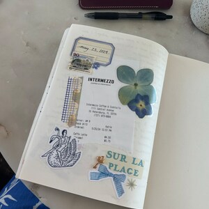 Vintage Victorian Style Sewing Theme Ephemera Pack 44 Pcs With Blue ...