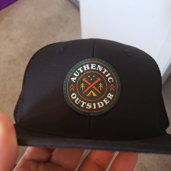 Authentic Outsider Iron on Patch | Embroidered Sew on Hiking Patches ...