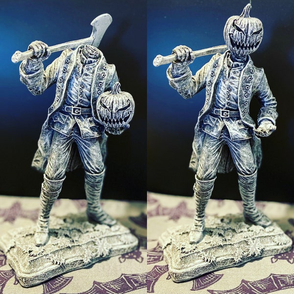 Headless Horseman Statue, Hand Painted Resin Sculpture | Gothic Legend ...