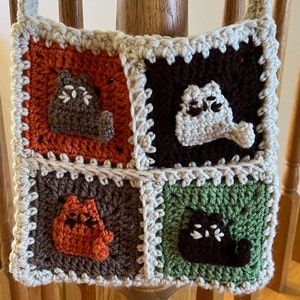 Many Cats Square ENGLISH Crochet Pattern PDF Granny - Etsy