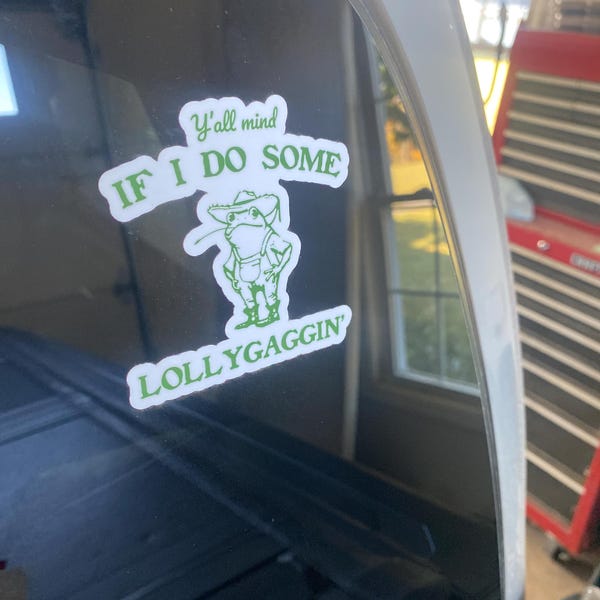 Holographic Todays Good Mood is Sponsored by Weed Sticker, Sarcastic ...