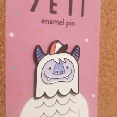 Yeti Enamel Pin - Etsy