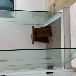 Nordic Style Teak Stool With Curved Seat - Etsy Canada