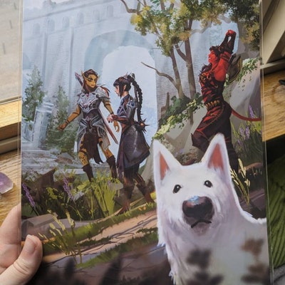 Halsin With Bears and Baby Ducks Baldur's Gate 3 Print BG3 - Etsy