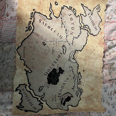 Custom RPG / Game Cloth Map Printing Service - Etsy
