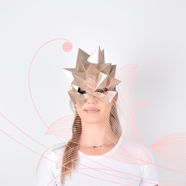BLAST Mask - Easy Low-poly Polygon Mask PDF Download - Etsy