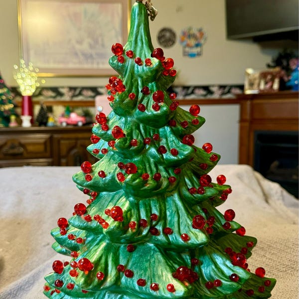 Atlantic A64 Ceramic Christmas Tree With Base - Bisque (ready to Paint ...