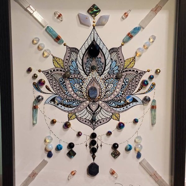 Crystal Art, Sacred Geometry Art,mandala Art, Energy Infused Art ...
