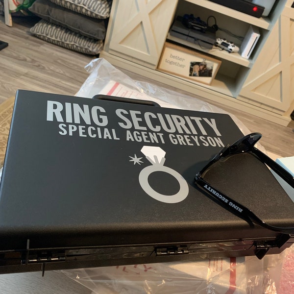 Ring Security Briefcase, Ring Bearer Briefcase, Ring Security Case ...