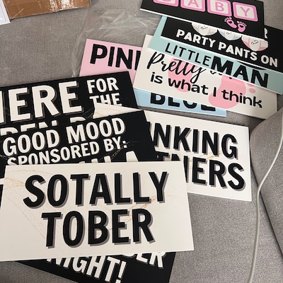 Basic Bundle 1, Photo Booth Props, 360 Photo Booth Props, Custom ...