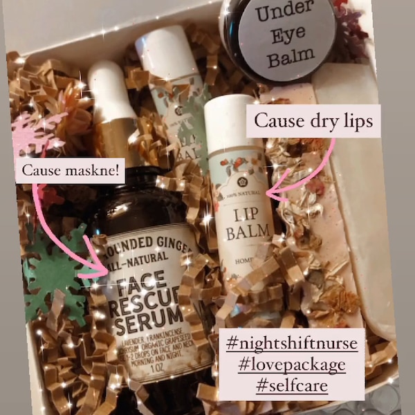 Self Care Gift Organic Skincare Kit Christmas Gift for Her All Natural ...